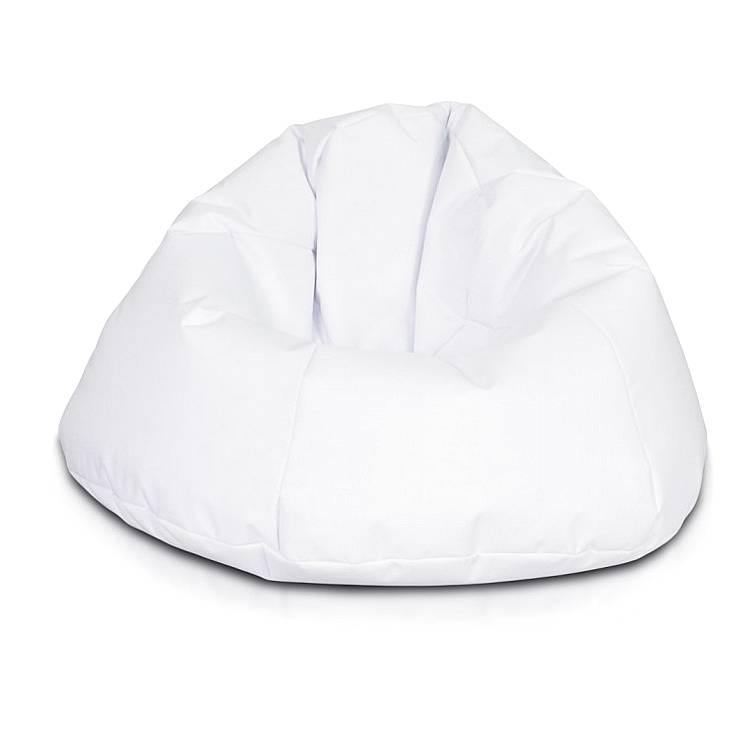 Sedací pytel MAXI látka - bílý | Nábytek-Eva.cz